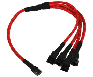Nanoxia 3-Pin Molex auf 4 x 3-Pin Adapter - 30 cm - rot ab 7,90 € | Preisvergleich bei idealo.de