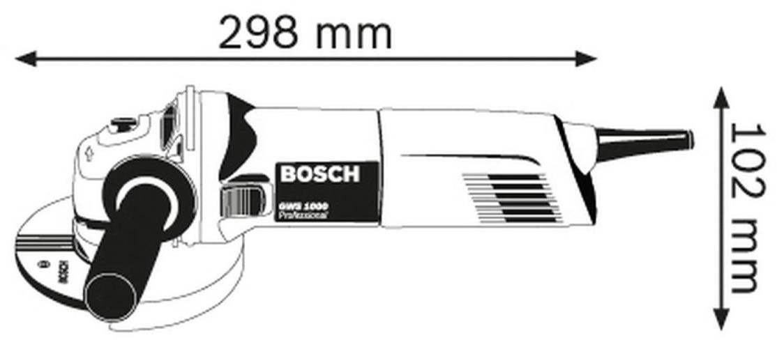 Bosch GWS1000 Professional (0 601 828 901) ab 84,50 € | Preisvergleich ...