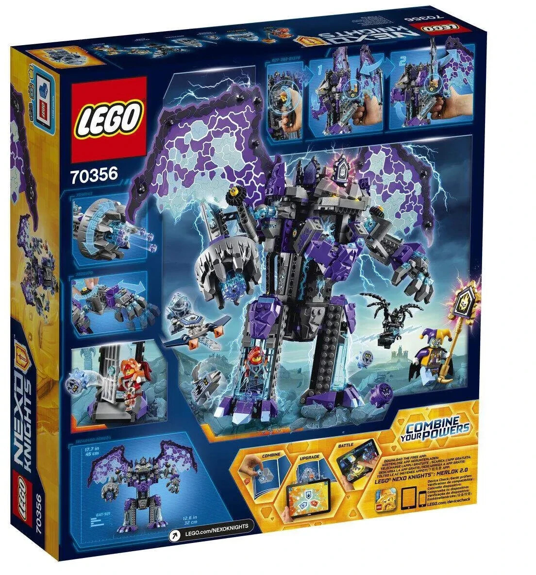 LEGO Nexo Knights - Le Colosse de pierre de la destruction suprême ...