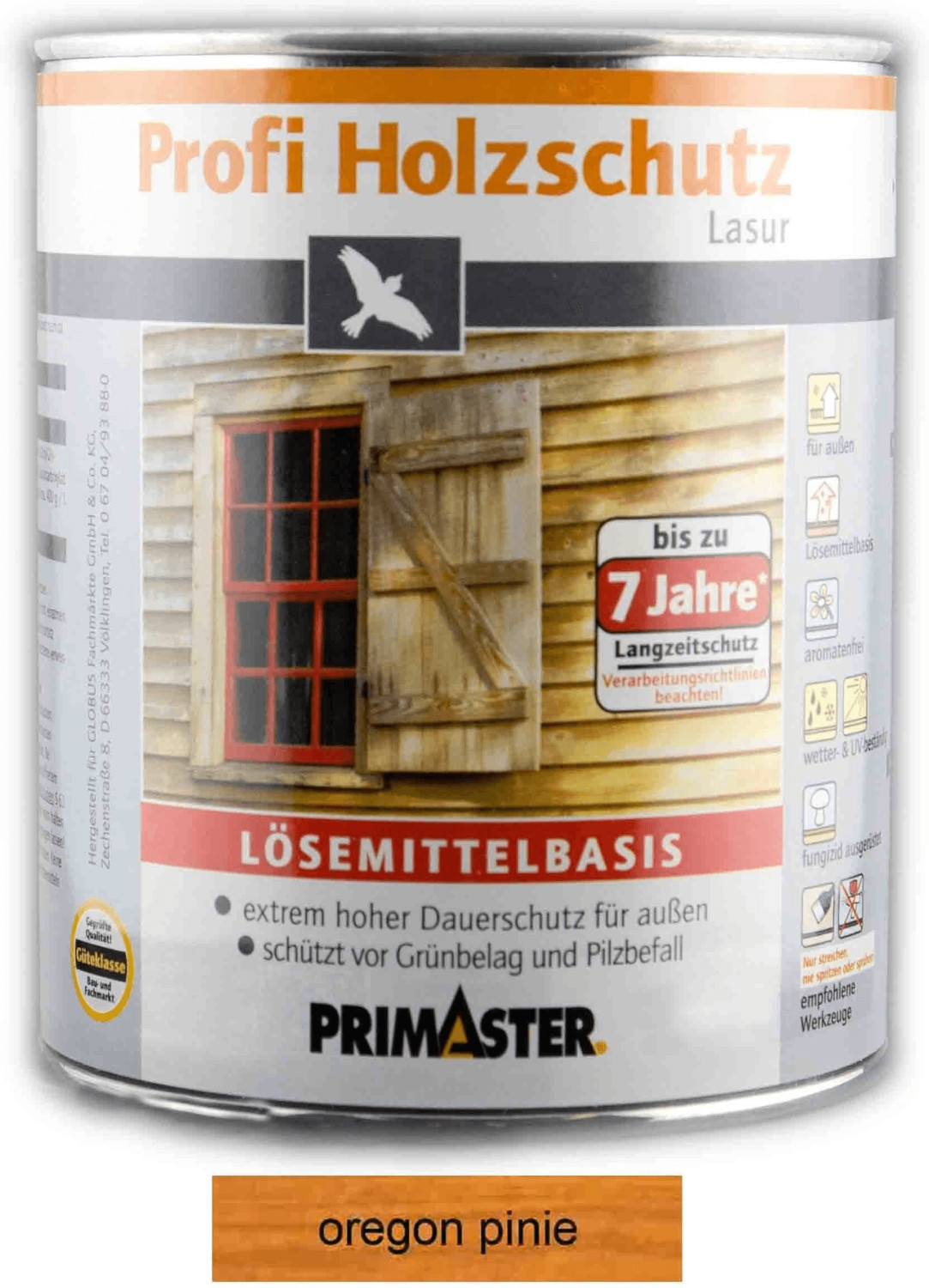 PRIMASTER Profi Holzschutzlasur oregon pinie seidenglänzend 5 l ab 30,00 € | Preisvergleich bei ...