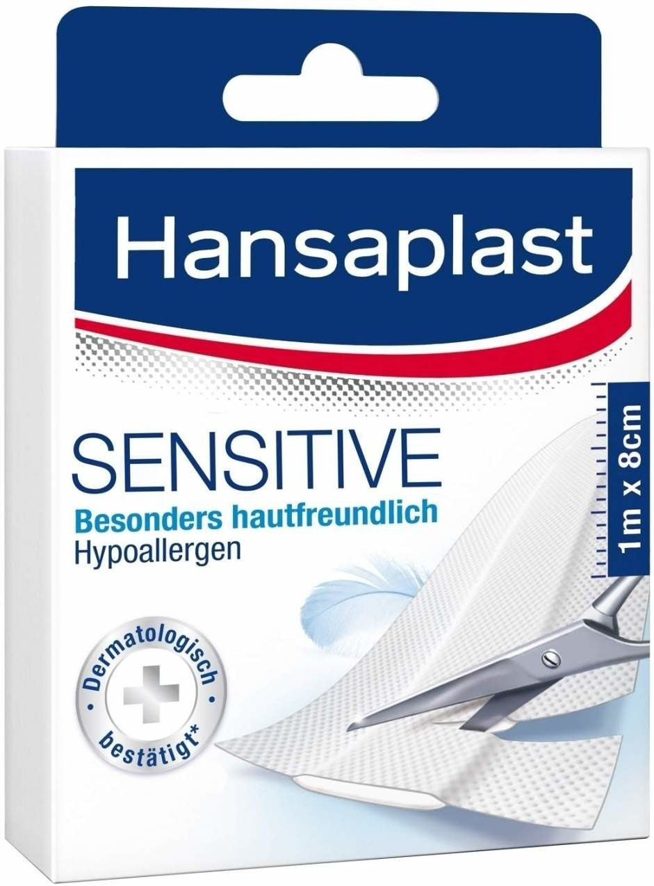 Hansaplast Sensitive Pflaster 8cm x 1m ab 3,87 € | Preisvergleich bei ...