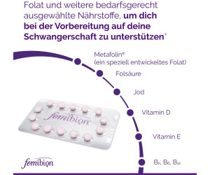Merck Femibion BabyPlanung Tabletten (28 Stk.) ab 12,23 ...