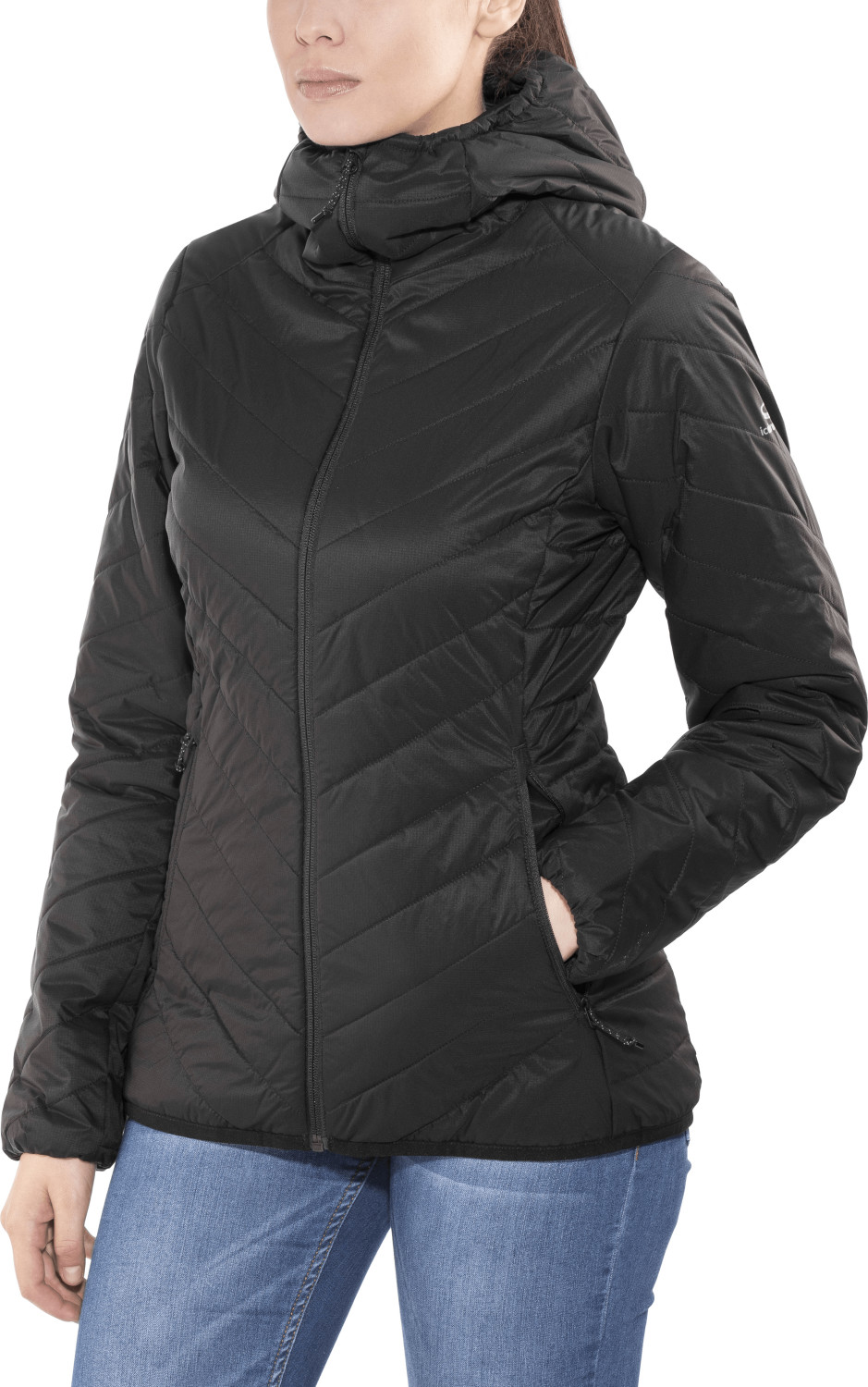Icebreaker Women's MerinoLOFT Hyperia Hooded Jacket black (103931-001 ...