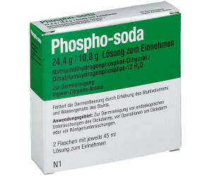Phospho-soda 24,4g / 10,8g Lösung zum Einnehmen (2x45ml) ab 9,43 ...