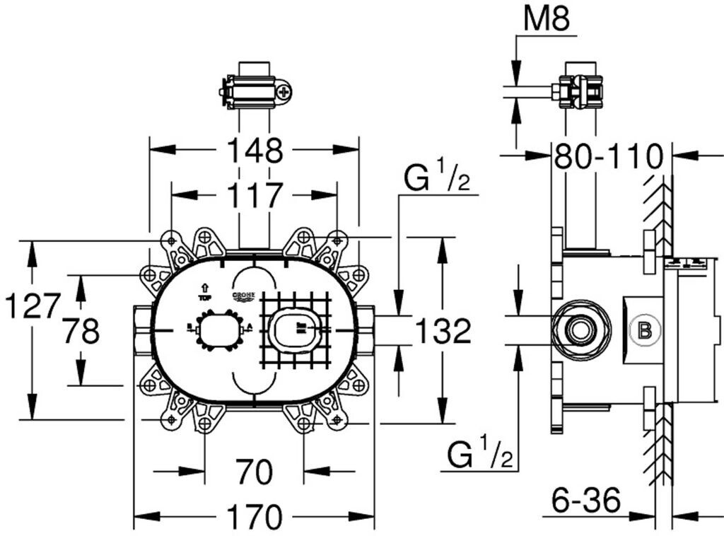 GROHE Rainshower 360 (26264001) a € 77,99 (oggi) | Migliori prezzi e ...