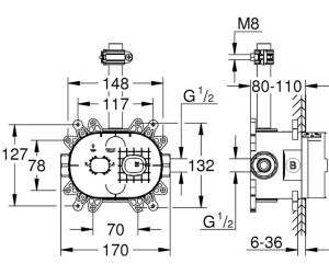 GROHE Rainshower 360 (26264001) au meilleur prix sur idealo.fr