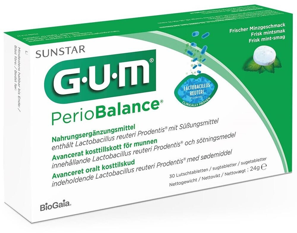 GUM Periobalance Lutschtabletten (30 Stk.) ab 9,23 € (April 2022 Preise ...