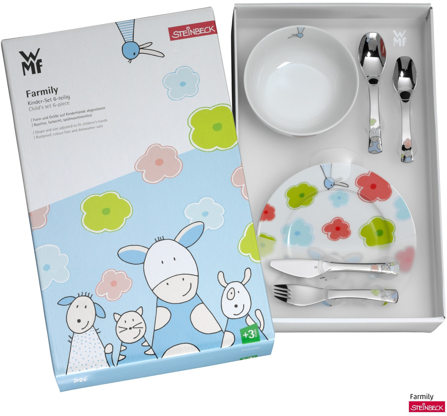 WMF Kinderbesteck-Set 6-teilig Farmily ab 39,99 € | Preisvergleich bei ...