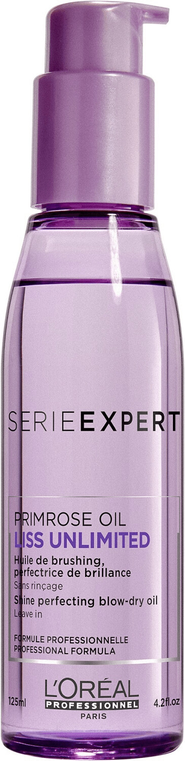 L'Oréal Serie Expert Liss Unlimited Primrose Oil Blow Dry Oil (125ml ...