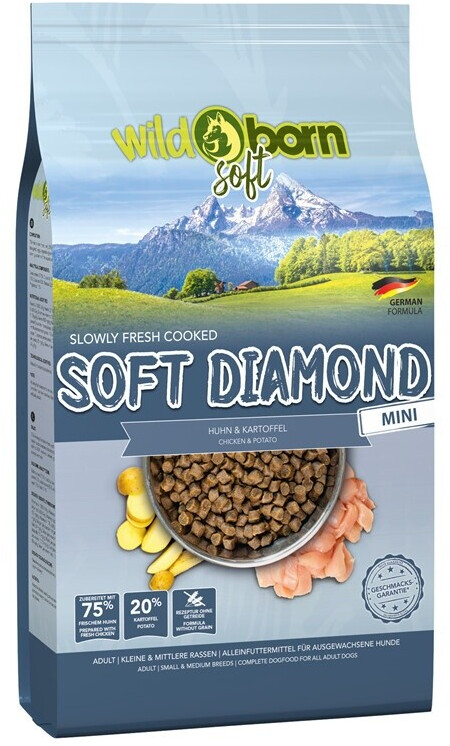 Wildborn Soft Diamond mit Huhn & Kartoffel Hundetrockenfutter ab 8,95 ...