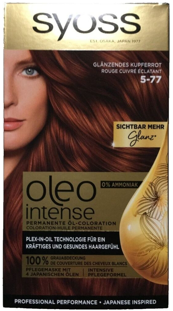 syoss Oleo Intense Öl-Coloration 5-77 Glänzendes Kupferrot ab 5,75 ...