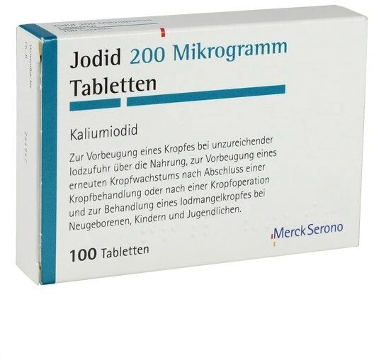Jodid 200 µg Tabletten (100 Stk.) ab € 3,70 | Preisvergleich bei idealo.at