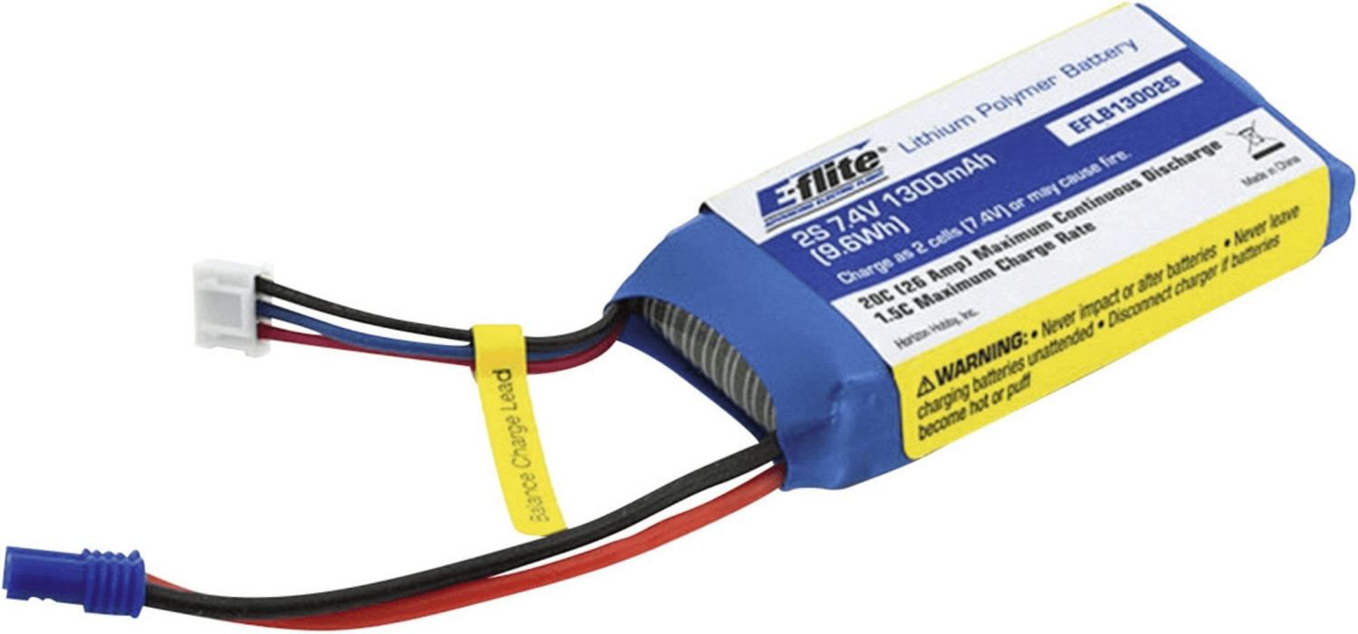 E-flite Firebird Stratos LiPo 2S Akku 7,4V 1300mAh 20C ab 25,99 ...