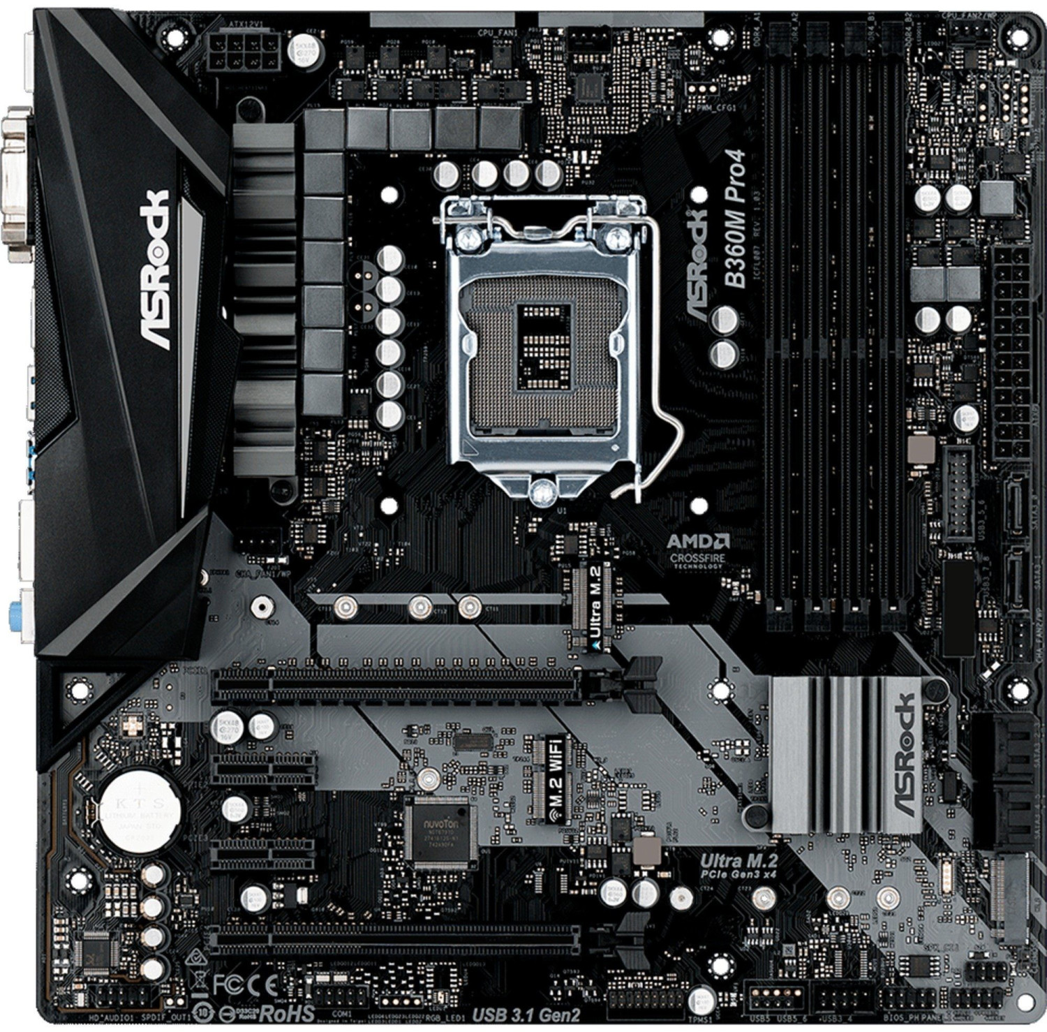 ASRock B360M Pro4 desde 70,42 € | Compara precios en idealo