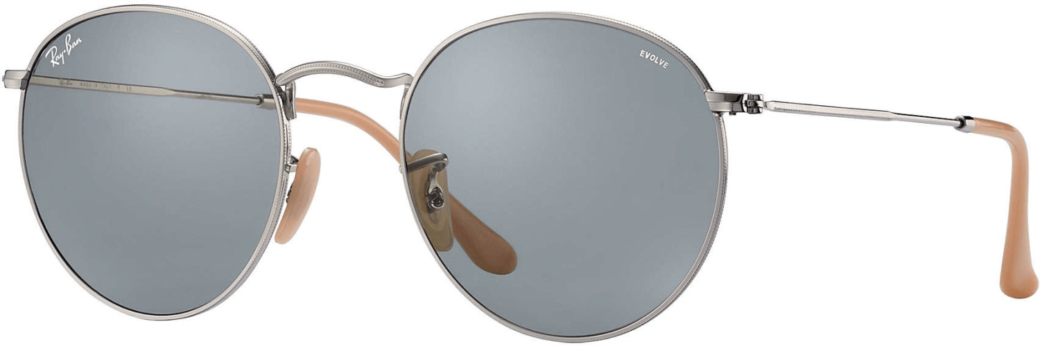 Ray-Ban Round Evolve RB3447 9065I5 (silver/photo blue) ab 87,50 ...