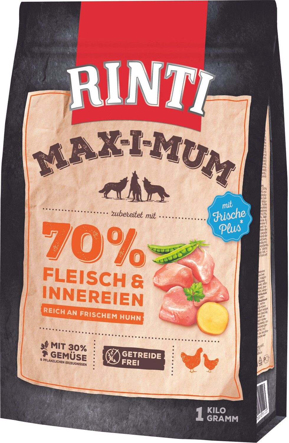 Rinti Max-i-mum Huhn Adult Hundetrockenfutter 1kg ab 5,59 ...
