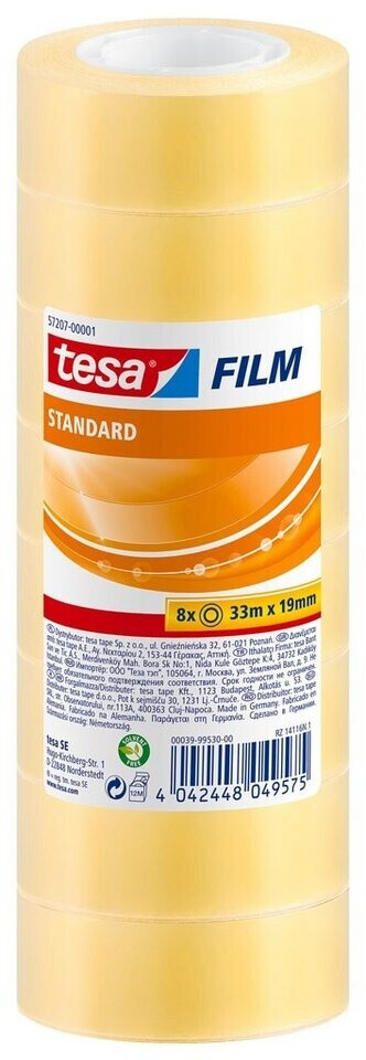 tesa transparent 33m x 19mm (57207-01-00) ab 5,30 € | Preisvergleich ...