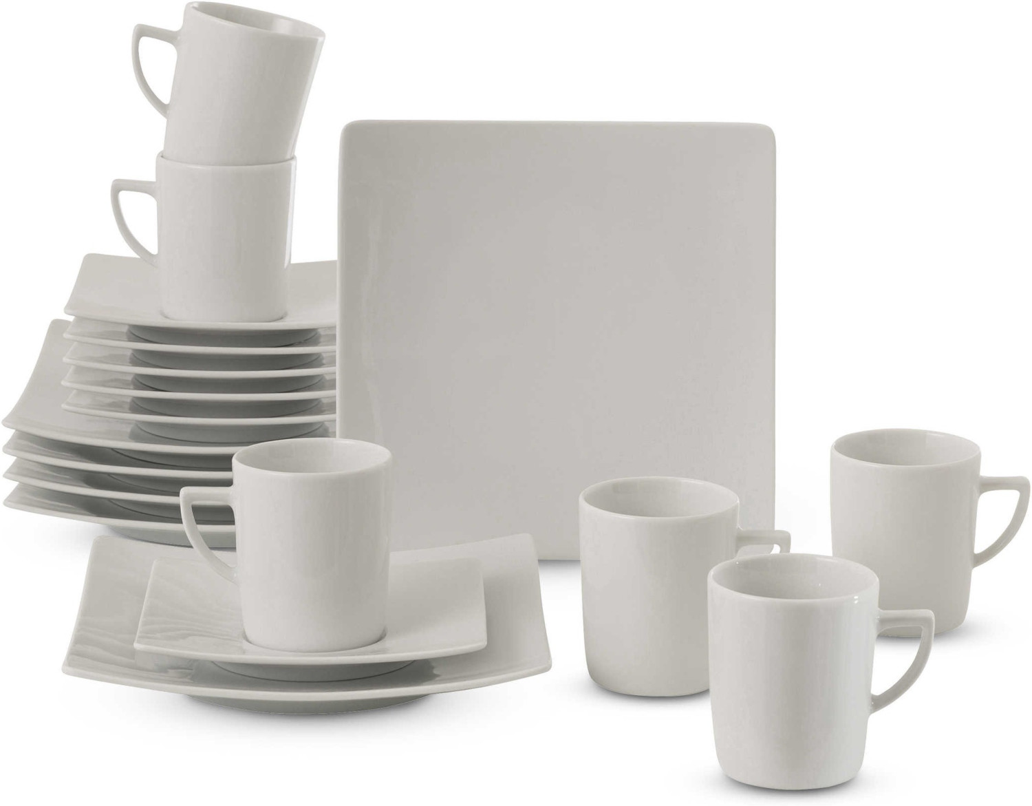 CreaTable Kaffeeservice 18 Teile, NEW ELEGANCE weiß ab 51,99 € | Preisvergleich bei idealo.de