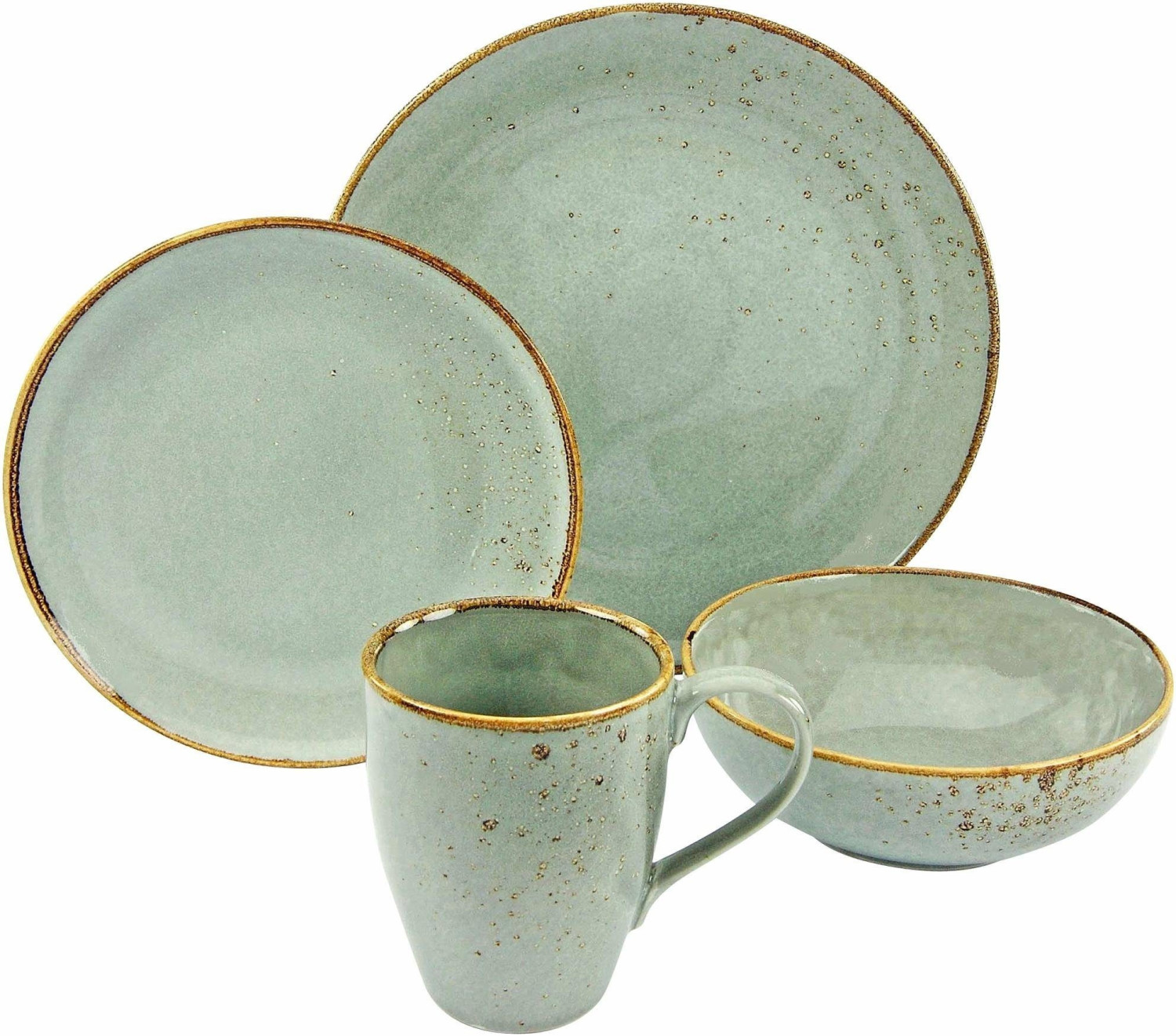 CreaTable Kombiservice Nature Collection (4-tlg.) grau ab 24,90 ...