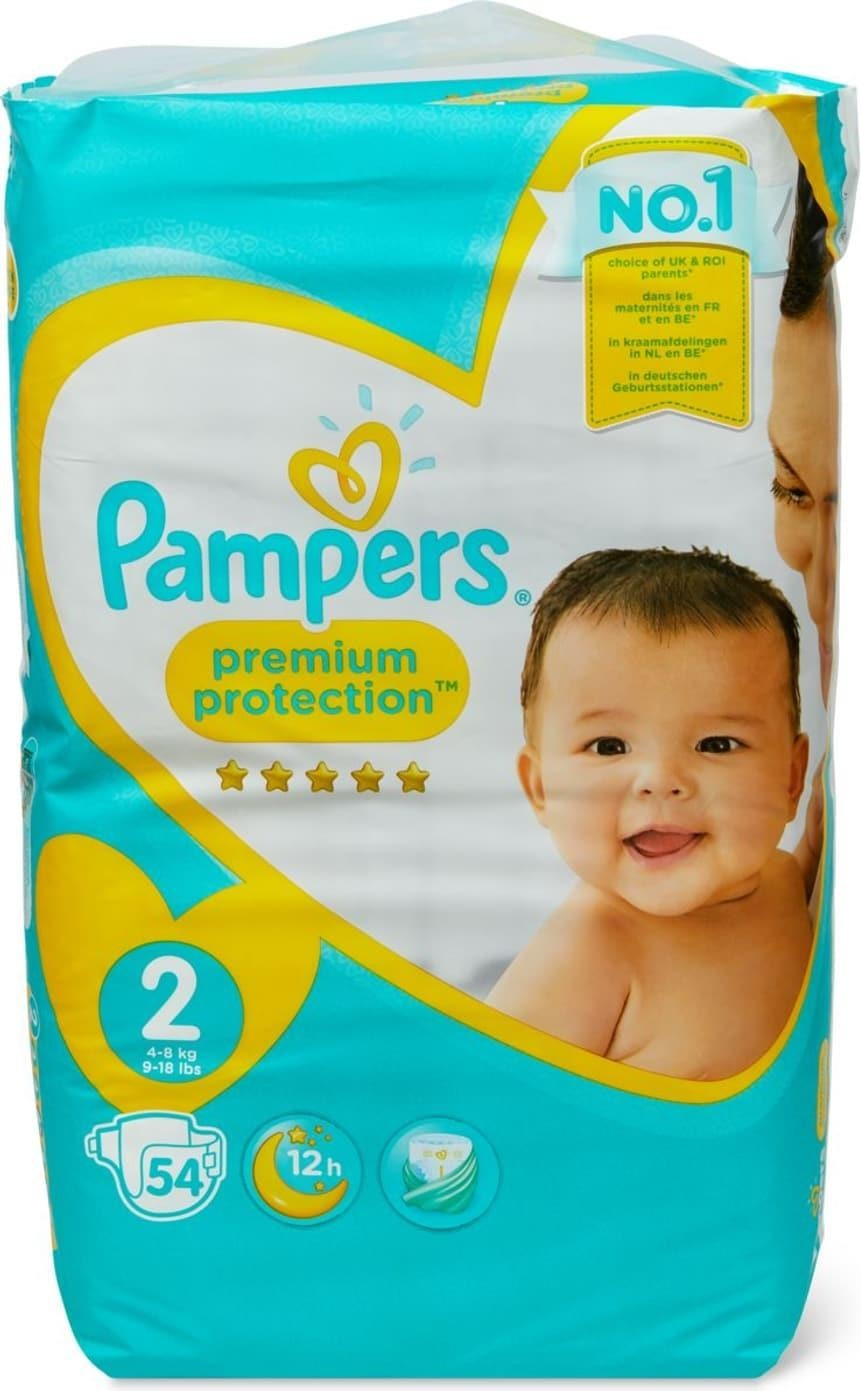 Pampers Premium Protection New Baby Size 2 (4-8 kg) 54 pcs. au meilleur ... Pampers Premium Protection New Baby Size 2 (4-8 kg) 54 pcs. au meilleur ...