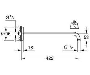 GROHE Rainshower 422 mm (26146LS0) desde 85,38 € | Compara precios en ...