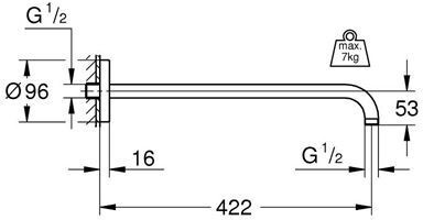 GROHE Rainshower 422 mm (26146LS0) desde 85,38 € | Compara precios en ...