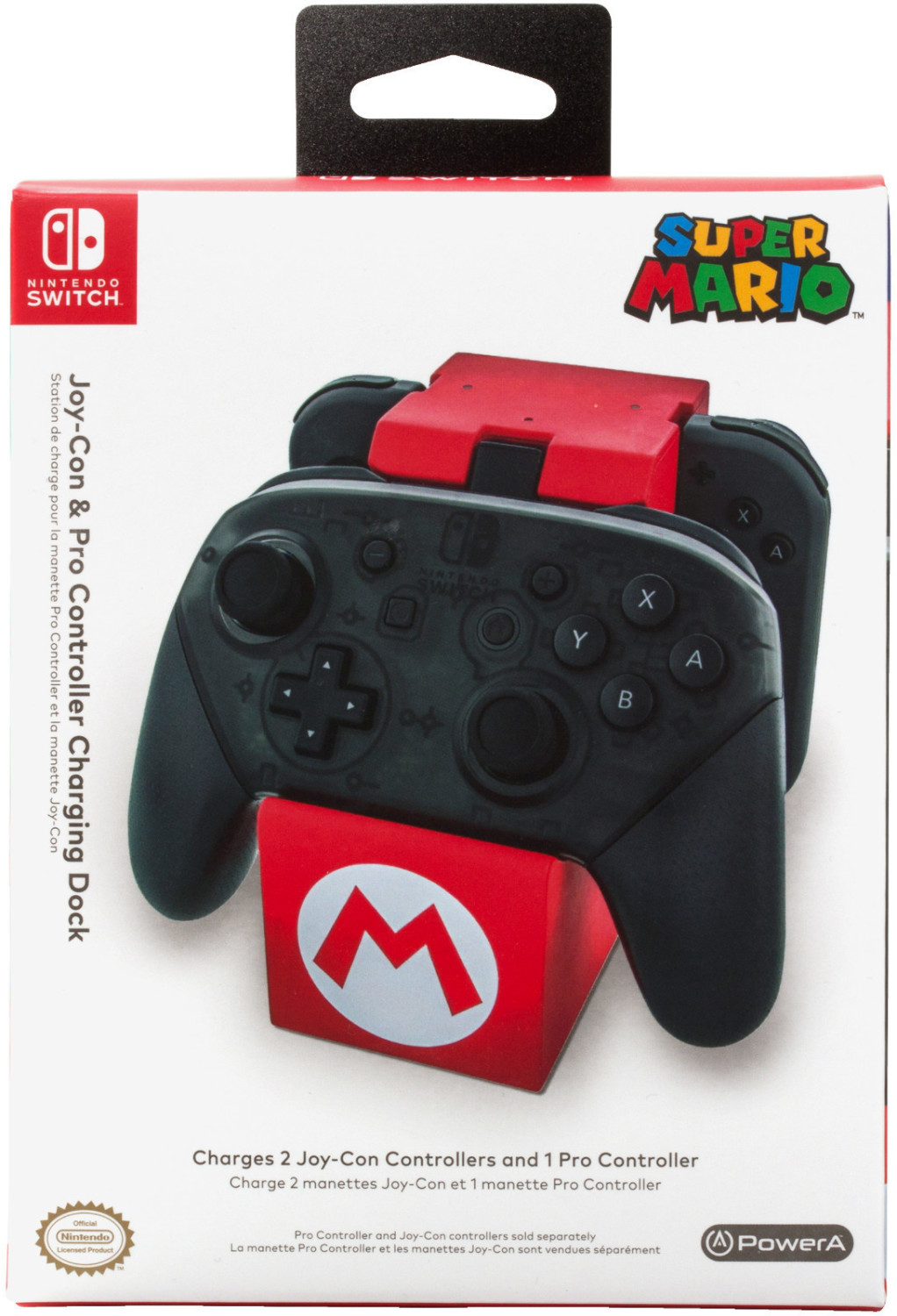 Powera Nintendo Switch Joy Con And Pro Controller Charging Dock Super