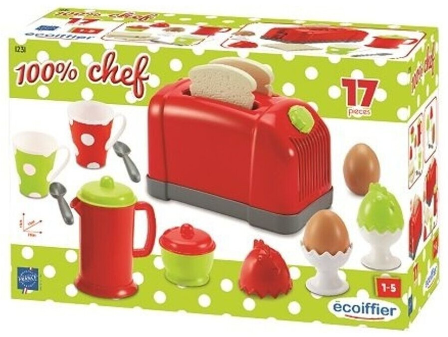 Ecoiffier Coffret Toaster 100% chef (1231) au meilleur prix sur idealo.fr