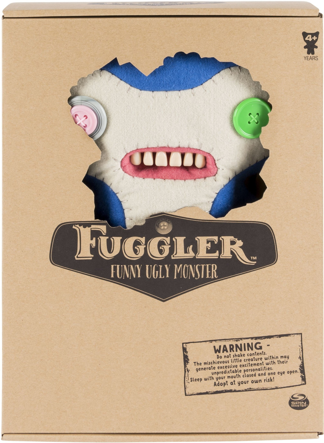 Buy Spin Master Fuggler Blue/White with Button Eyes 30 cm from £12.98 ...