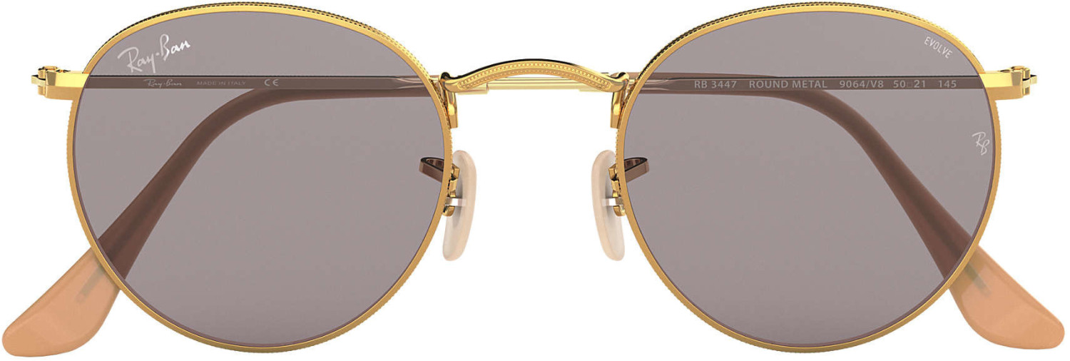 Ray-Ban Round Evolve RB3447 9064V8 (gold/photo grey) ab 128,99 ...