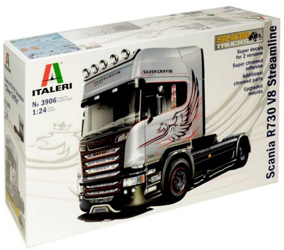 Italeri Scania R730 V8 Streamline Silver Griffin (3906) au meilleur ...