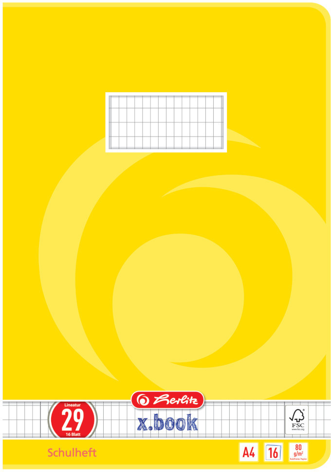 Herlitz x.book Heft A4/16 Lin.29 FSC Mix (3322906) ab 0,48 ...