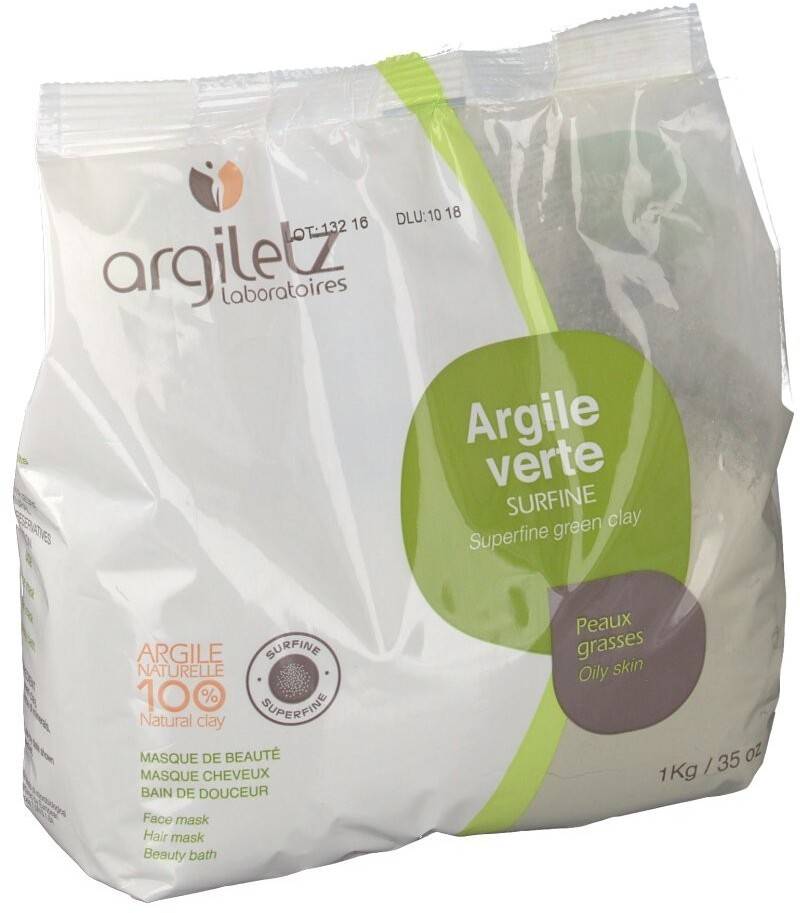 Buy Argiletz Green Clay superfine (1kg) from £14.94 (Today) – Best ...