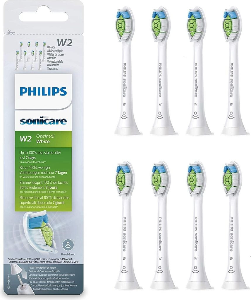Philips Sonicare W2 Optimal White Standard HX6068/12 (8 Stk.) ab 10,50 ...