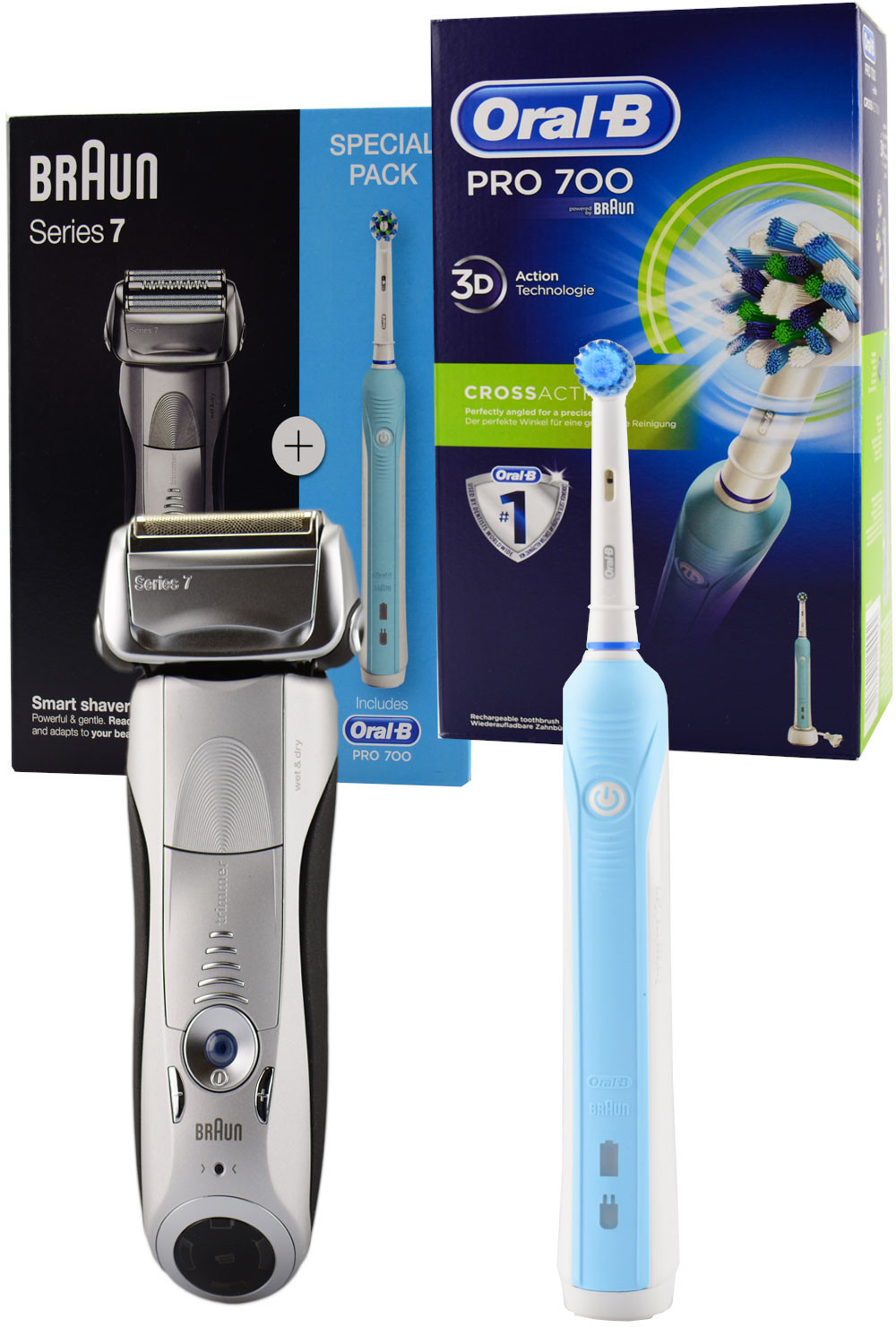 Braun Special Pack Series 7-7893 & Oral-B Pro 700 ab 220,00 ...