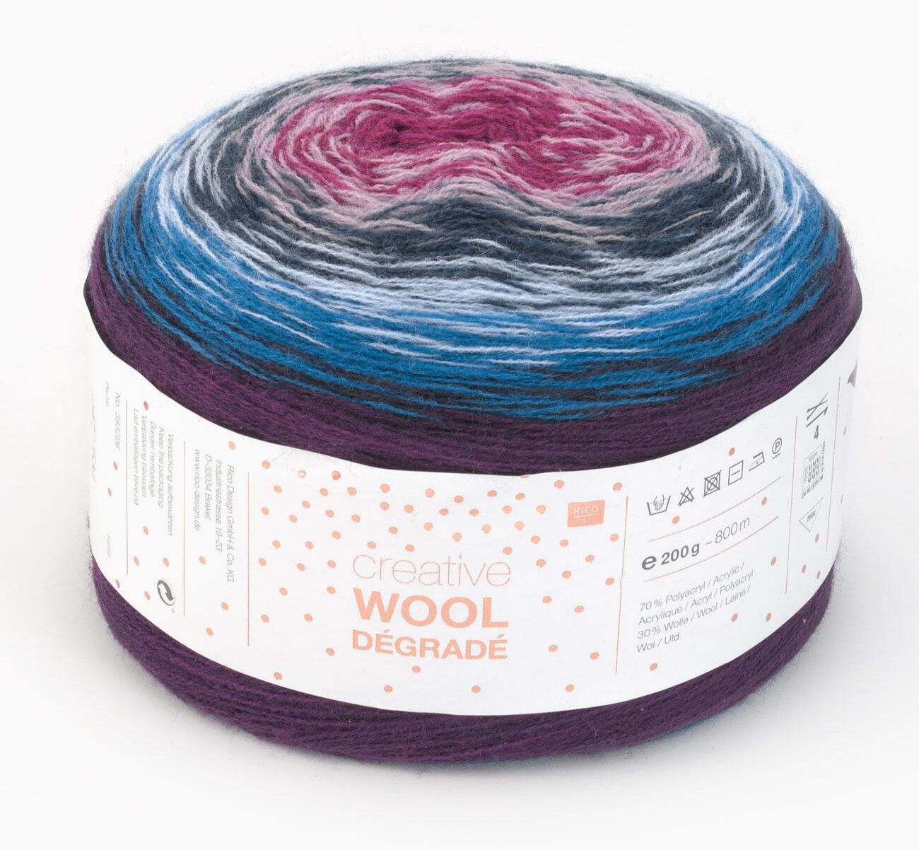 Rico Design Creative Wool Dégradé Super6 5 blau-lila ab 14,99 ...