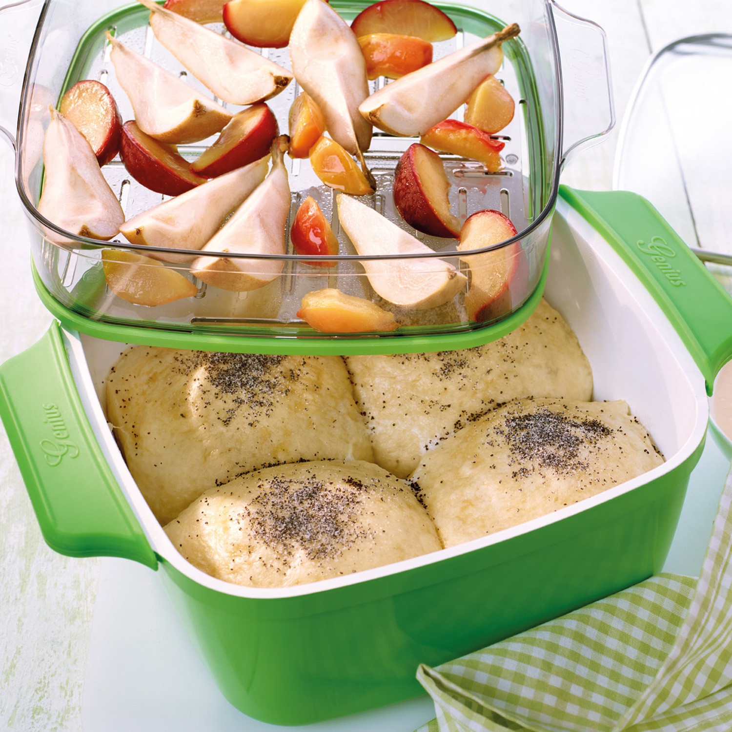 Genius Ceravital Brat- Dampfgarsystem 28 cm 10tlg grüm ab 89,90 ...