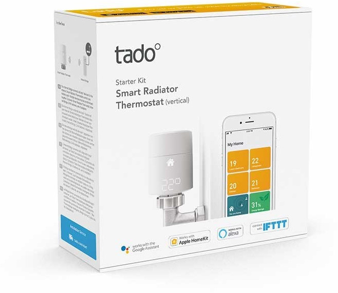 Buy tado° Smart Radiator Thermostat Starter Kit V3+ (Vertical) from £69.27 (Today) – Best Deals ...