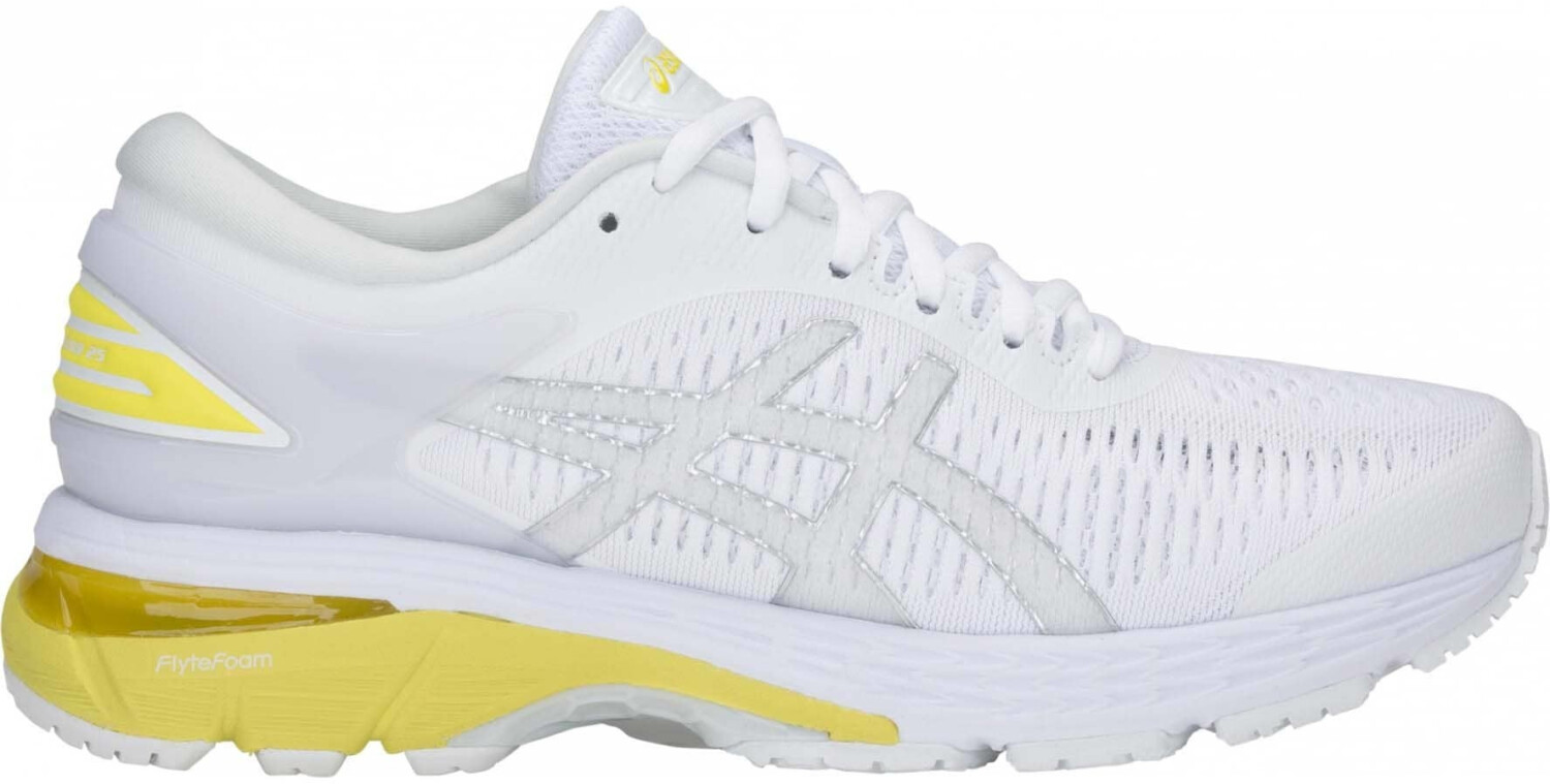 Buy Asics Gel-Kayano 25 W White/Lemon Spark from £93.00 (Today) – Best ...