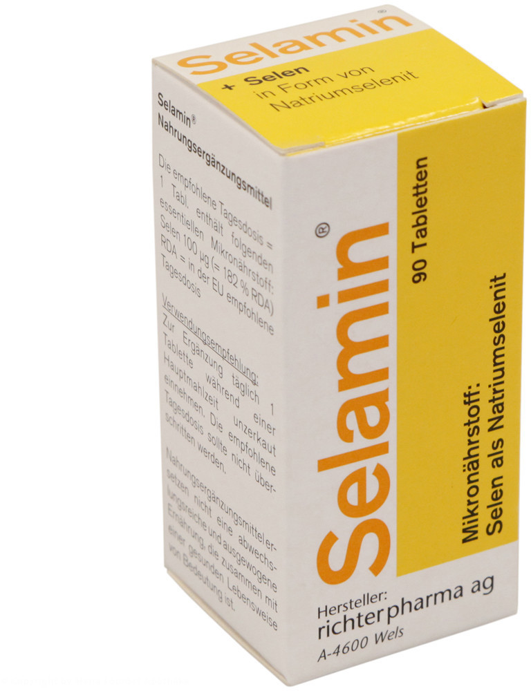 Richter Pharma Selamin Tabletten (90 Stk.) ab € 20,63 | Preisvergleich ...