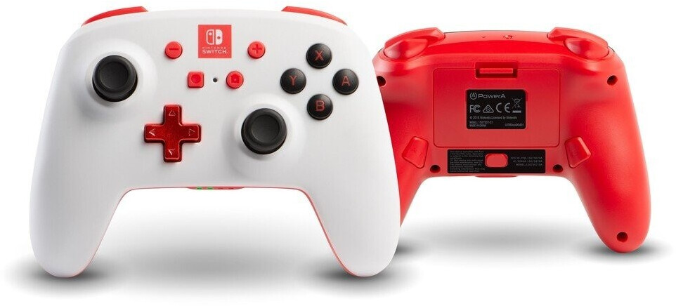 Buy PowerA Nintendo Switch Enhanced Wireless Controller (White) from £ ...