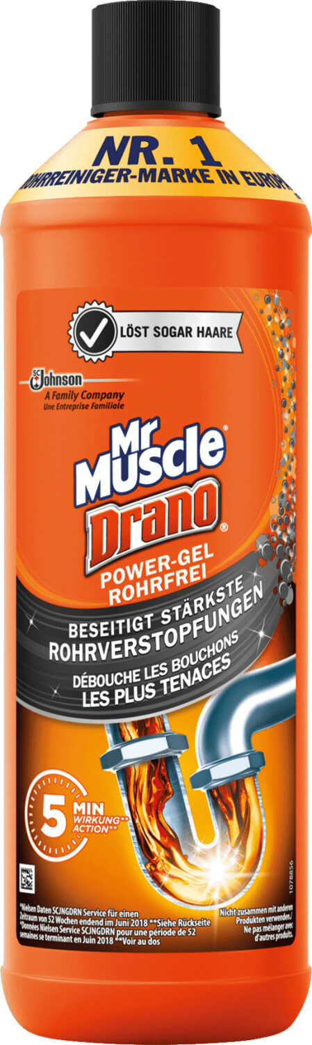 Mr Muscle Rohrreiniger Drano Power-Gel 1 l ab 2,75 € (April 2022 Preise ...