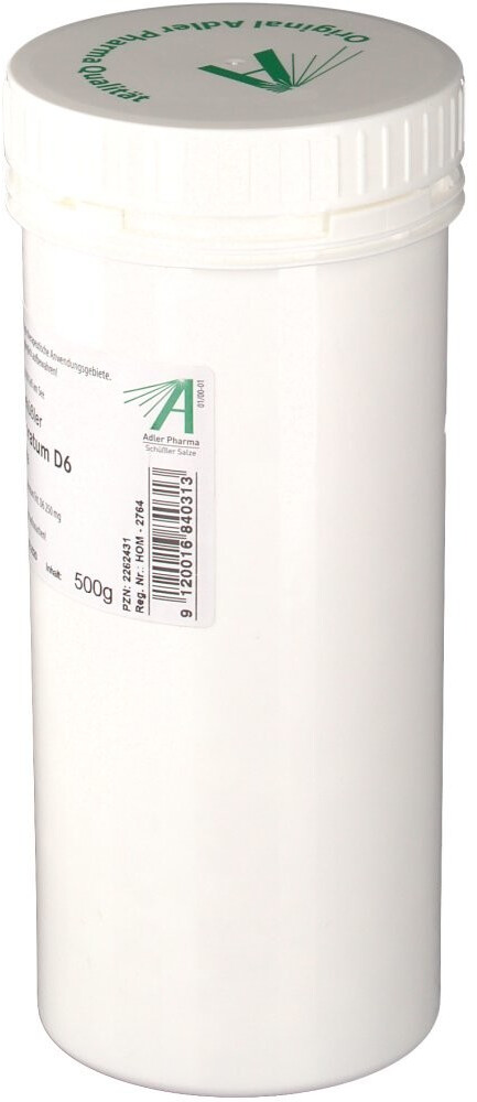 Adler Pharma Schüßler Salz Nr. 8 Natrium chloratum D6 Tabletten (500g ...