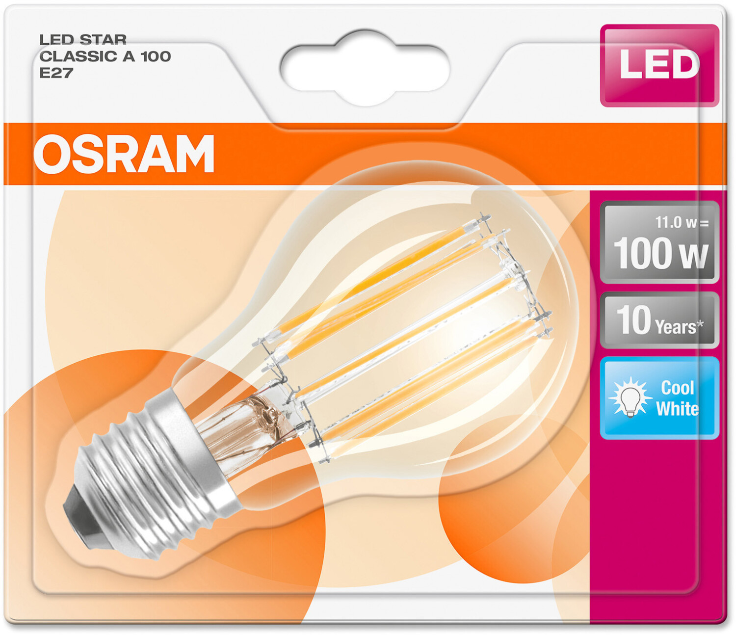 Osram LED STAR CLASSIC A 100 10W(100W) E27 Cool White desde 9,99 € | Compara precios en idealo