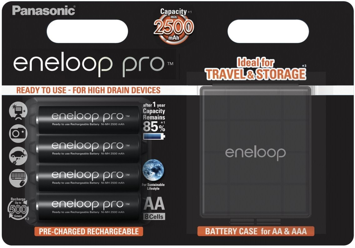 Panasonic Eneloop Pro Aaa 930mah 4x Desde 20 99 € Compara Precios