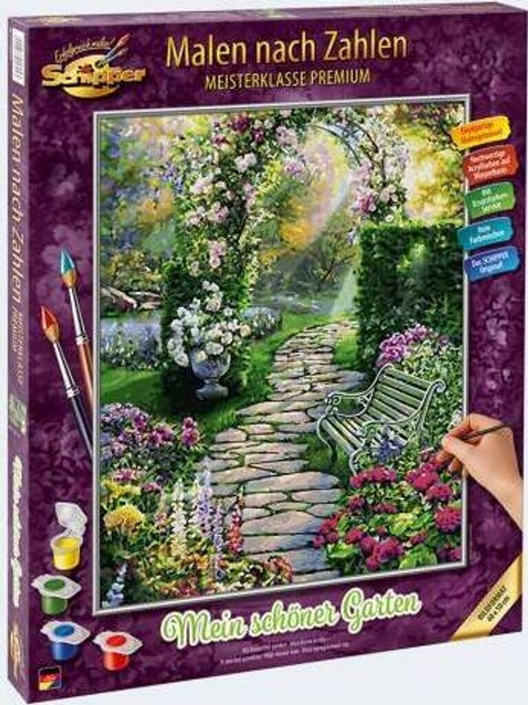 Schipper Malen nach Zahlen Mein schöner Garten 40 x 50 cm ab € 29,69 | Preisvergleich bei idealo.at