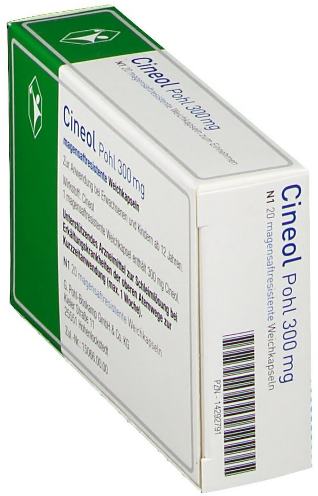 Cineol Pohl 300mg magensaftresistente Weichkapseln (20 Stk.) ab 7,47 ...