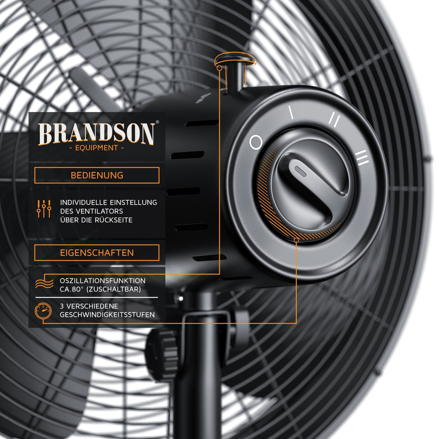 Brandson Standventilator Dreibein (303112) ab 54,95 € | Preisvergleich ...