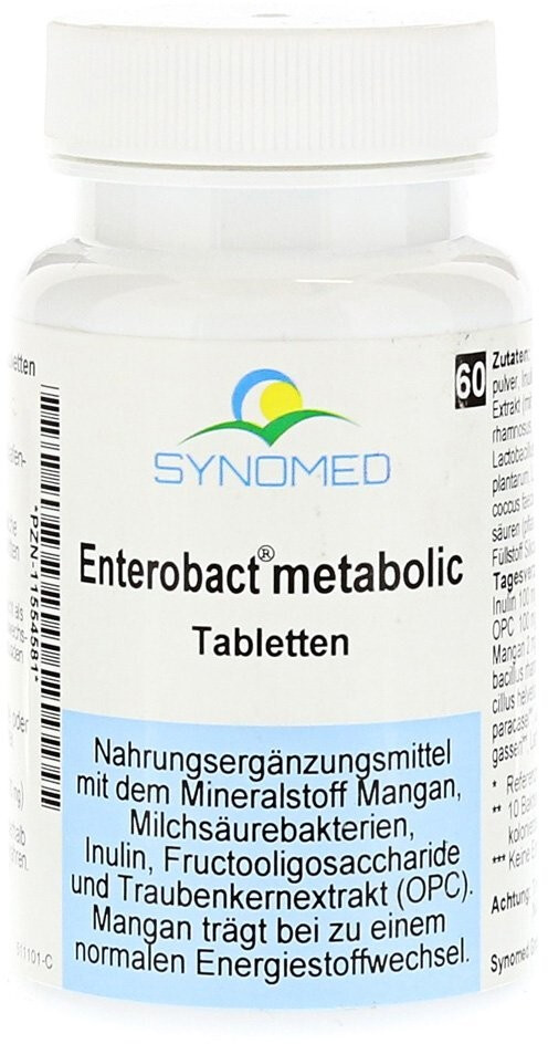 Synomed Enterobact metabolic Tabletten (60 Stk.) ab 20,61 ...