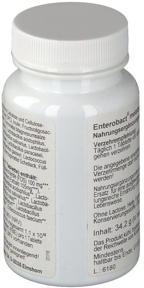 Synomed Enterobact metabolic Tabletten (60 Stk.) ab 20,61 ...